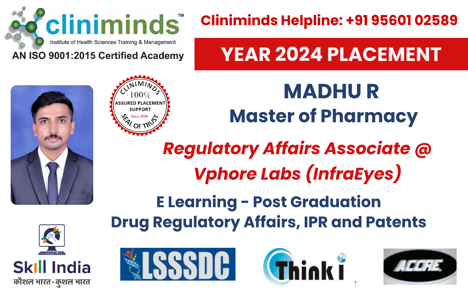 Cliniminds Life Sciences Sector Skill Development Council Accredited ...