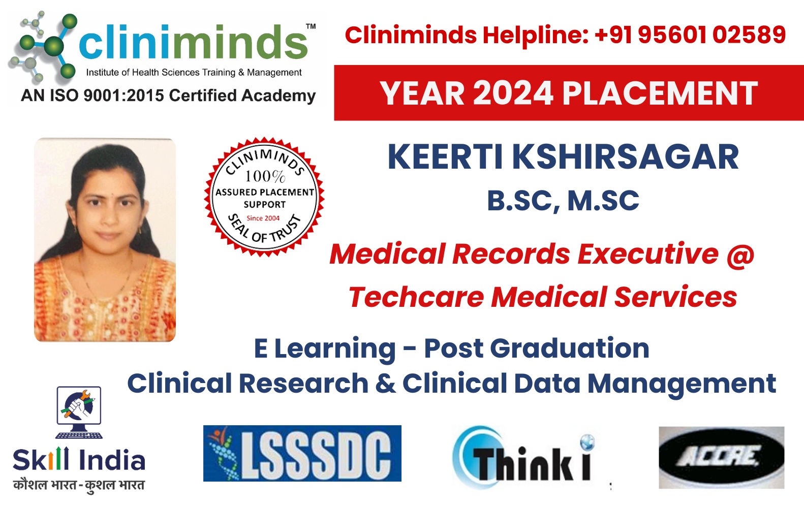 Cliniminds Life Sciences Sector Skill Development Council Accredited ...