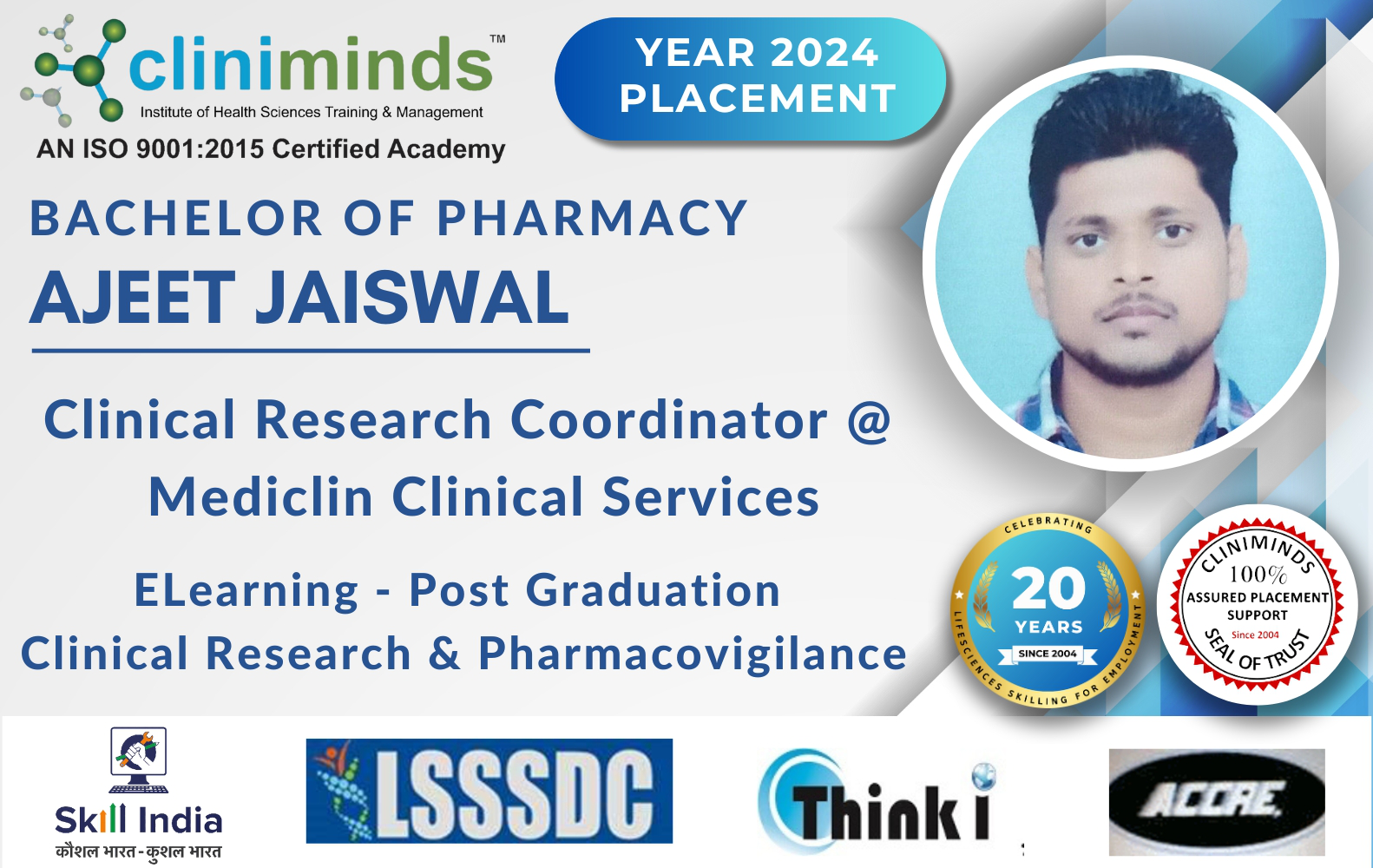 Cliniminds Life Sciences Sector Skill Development Council Accredited ...