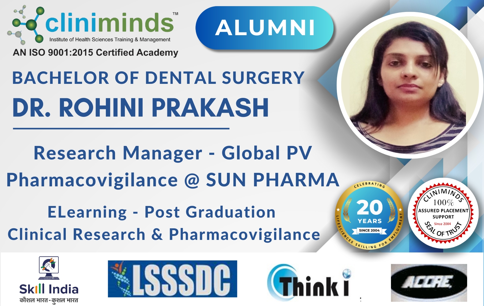 Cliniminds Life Sciences Sector Skill Development Council Accredited ...