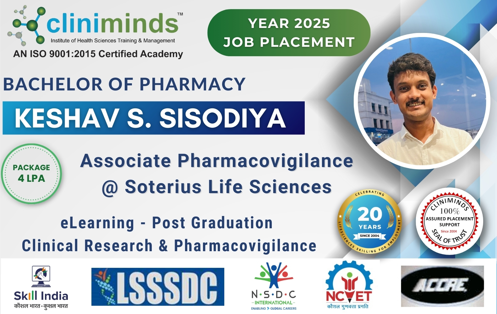 Cliniminds Life Sciences Sector Skill Development Council Accredited ...