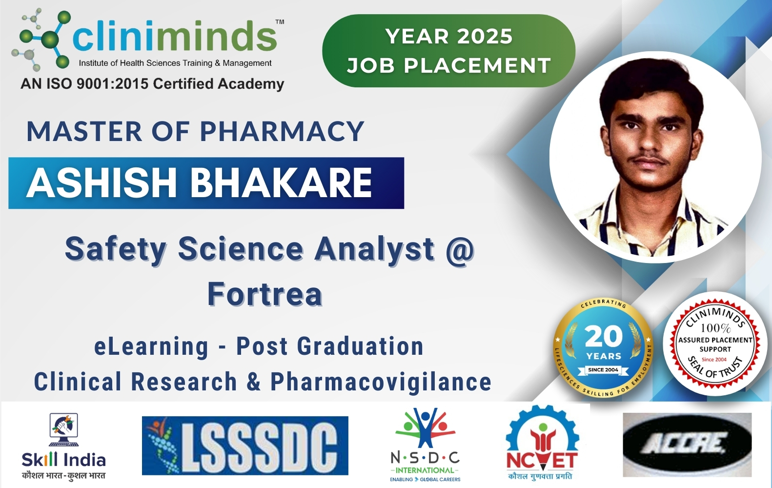 Cliniminds Life Sciences Sector Skill Development Council Accredited ...