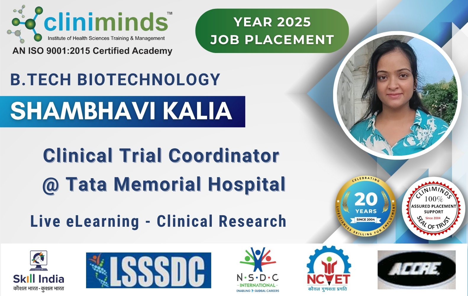 Cliniminds Life Sciences Sector Skill Development Council Accredited ...