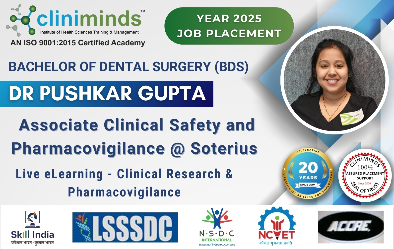 Cliniminds Life Sciences Sector Skill Development Council Accredited ...