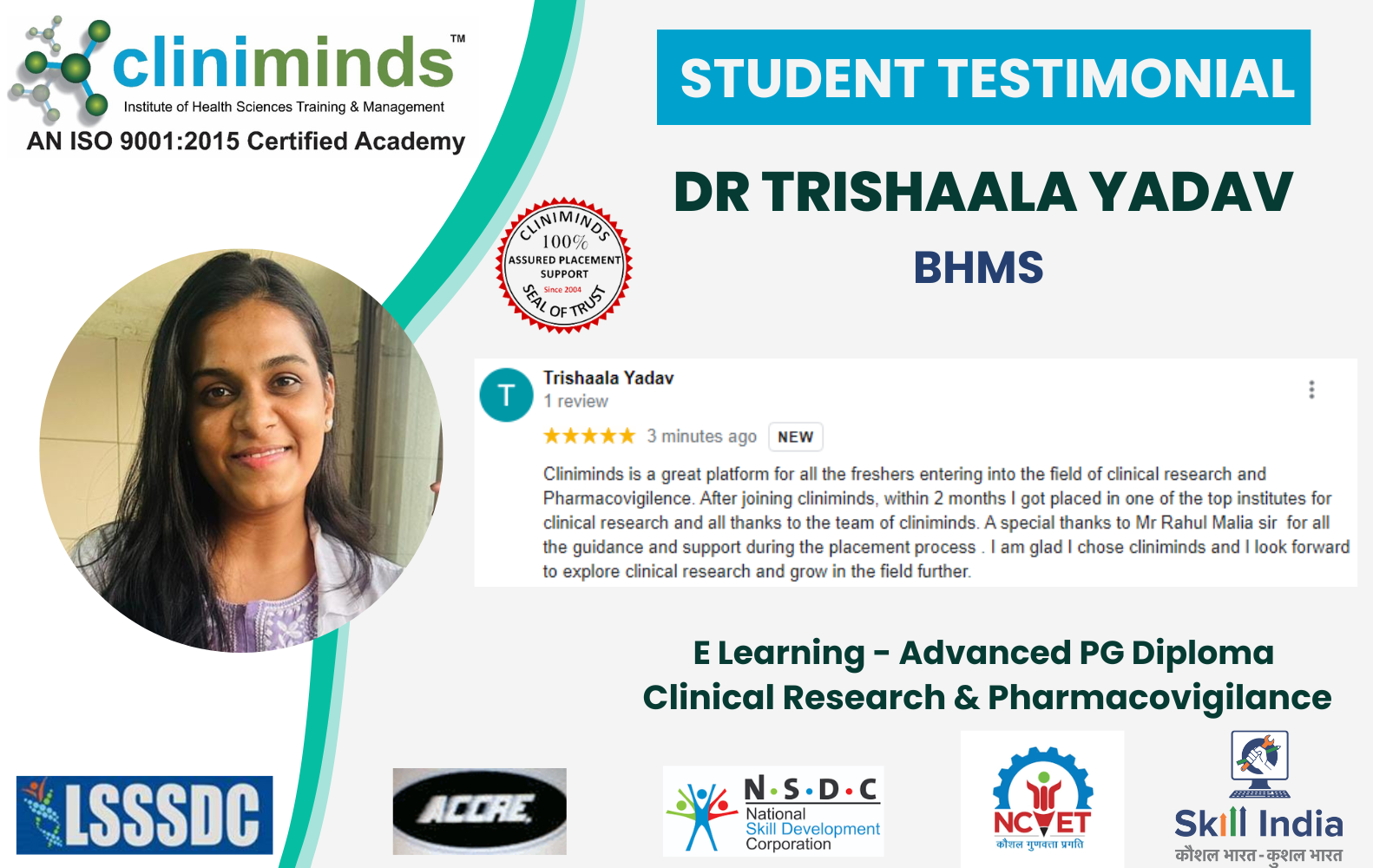 Student Testimonials | Hear What Our Students Have to Say | Cliniminds